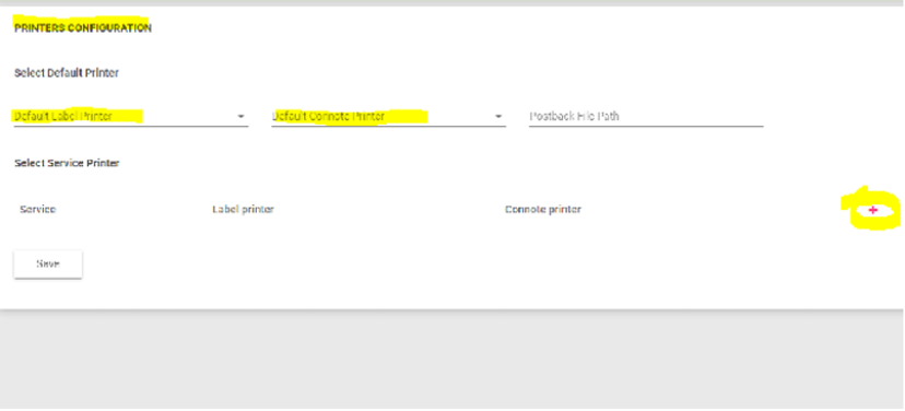 Printer Configuration (Auto Print)
